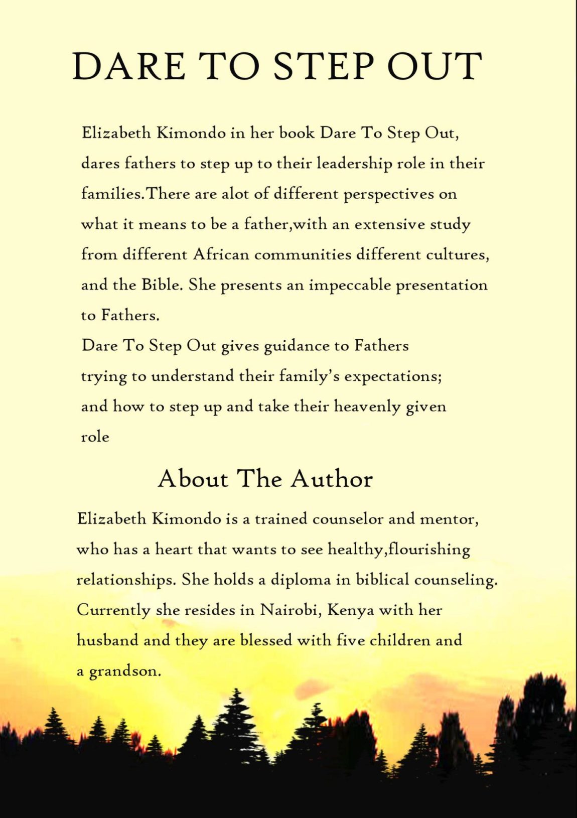 Dare to Step Out - Books For My Soul