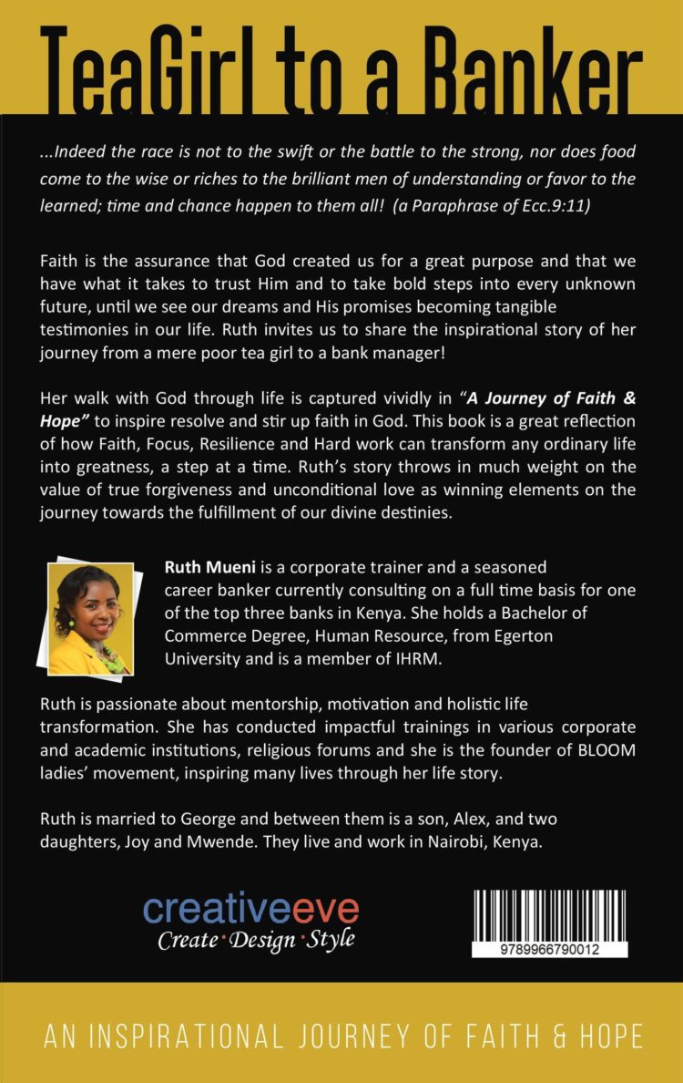 My Journey of Faith and Hope: Tea Girl to a Banker - Books For My Soul